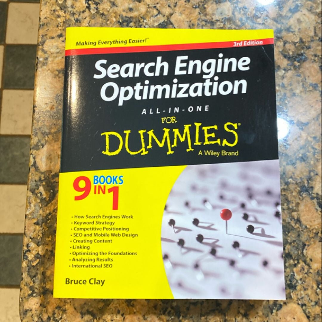 Search Engine Optimization All-In-One for Dummies by Bruce Clay