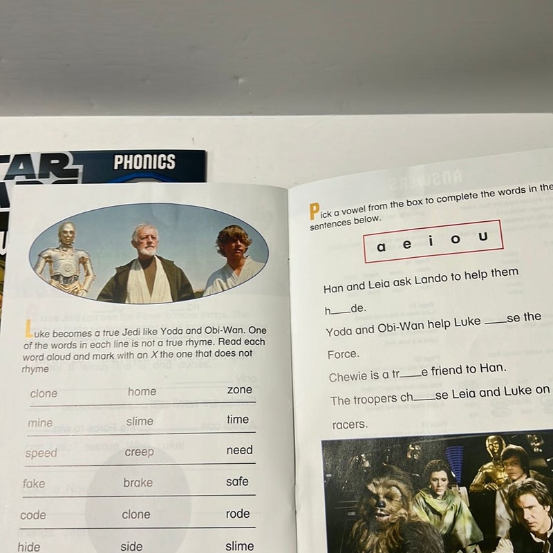 Unused- LIKE NEW!! Star Wars Phonics Box Set (10 Easy Readers & 2 ...