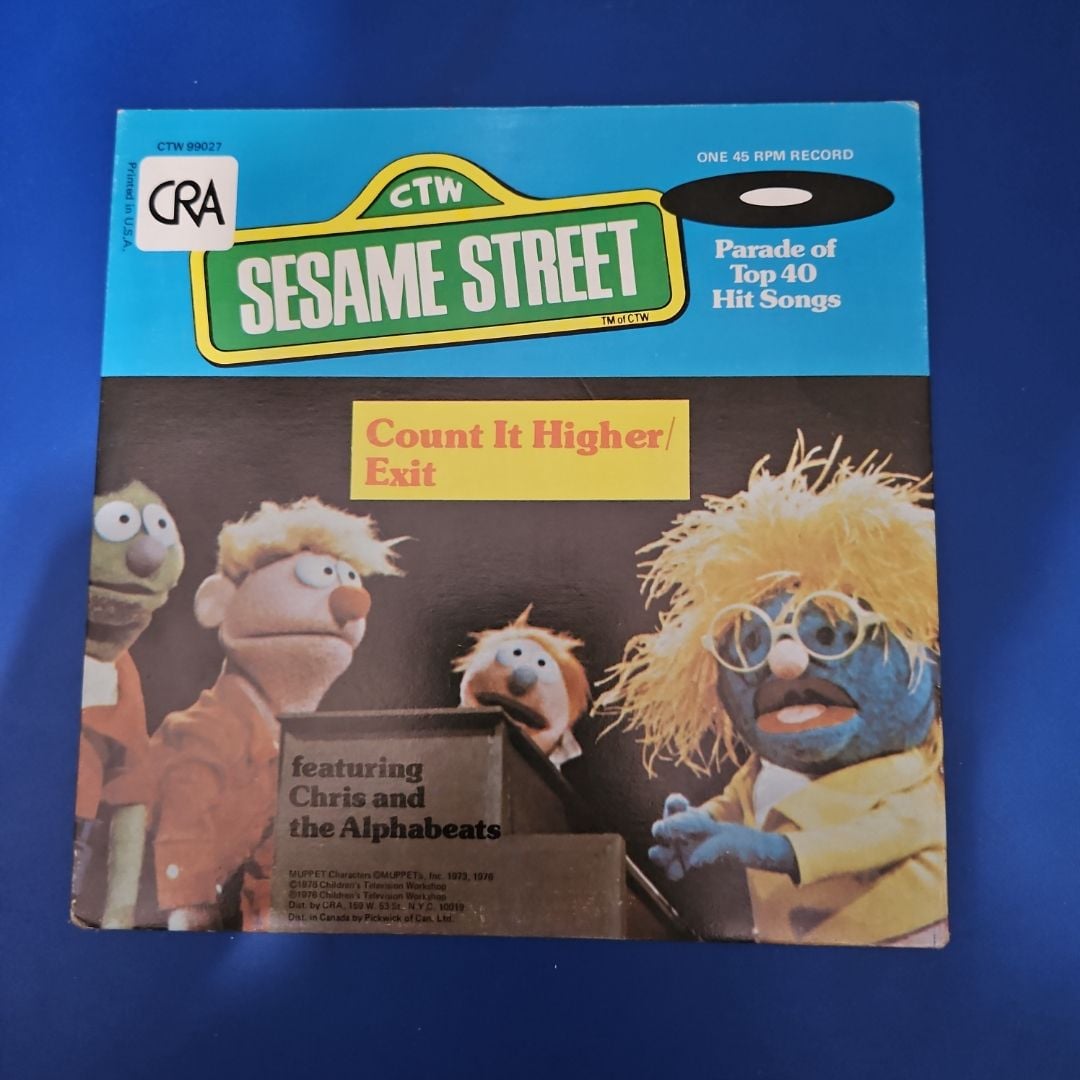CTW Sesame Street COUNT IT HIGHER/EXIT by Children's Television Network ...