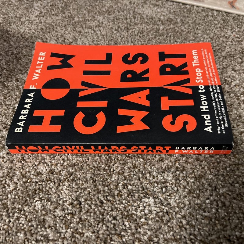 How Civil Wars Start by Barbara F. Walter, Paperback | Pango Books