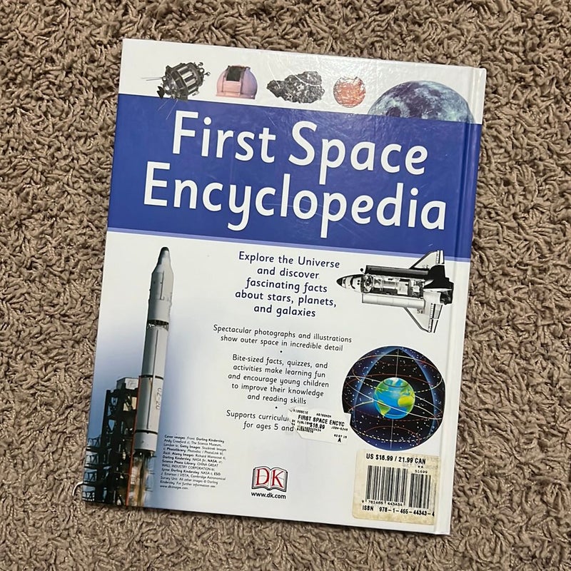 First Space Encyclopedia by Caroline Bingham, Hardcover | Pangobooks