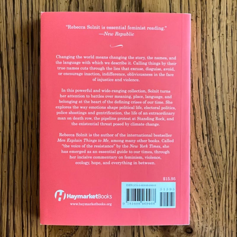 Call Them by Their True Names by Rebecca Solnit