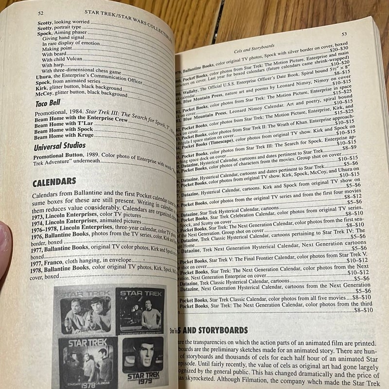 The Official Price Guide to Star Trek and Star Wars Collectibles by Sue ...
