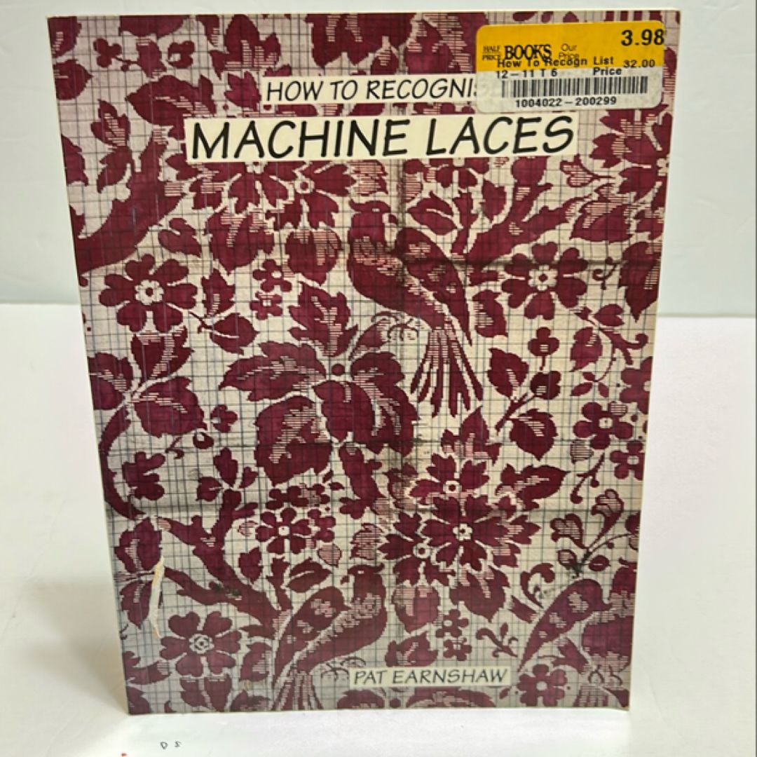 How to Recognize Machine Laces by Pat Earnshaw, Paperback | Pangobooks