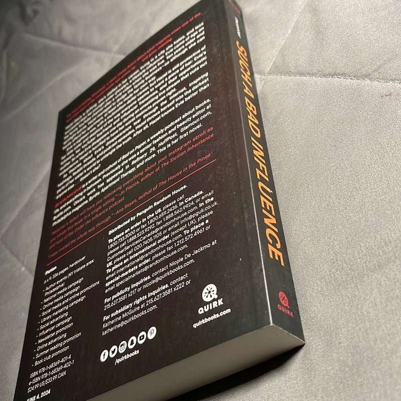 Such a Bad Influence ARC by Olivia Muenter, Paperback | Pangobooks