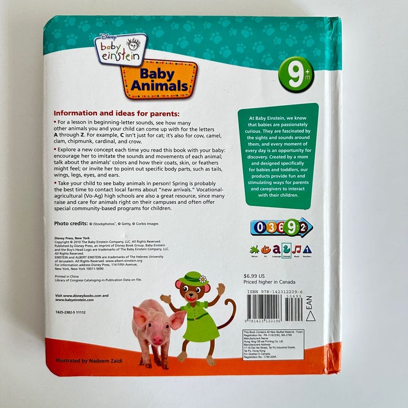 Baby Einstein: Baby Animals by Disney Baby Einstein, Hardcover | Pangobooks