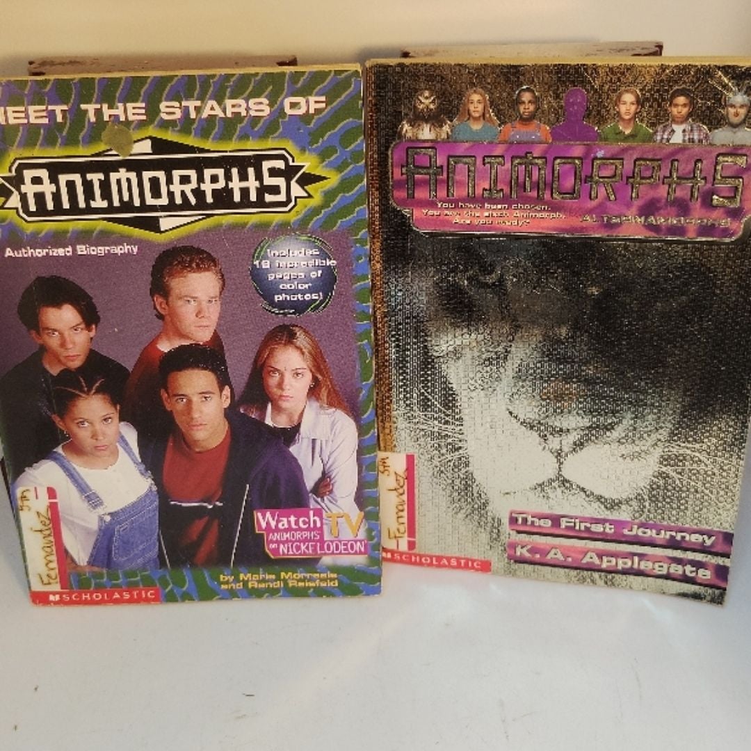 Animorphs Book Lot (1999) – Meet the Stars Biography + Alternamorphs ...