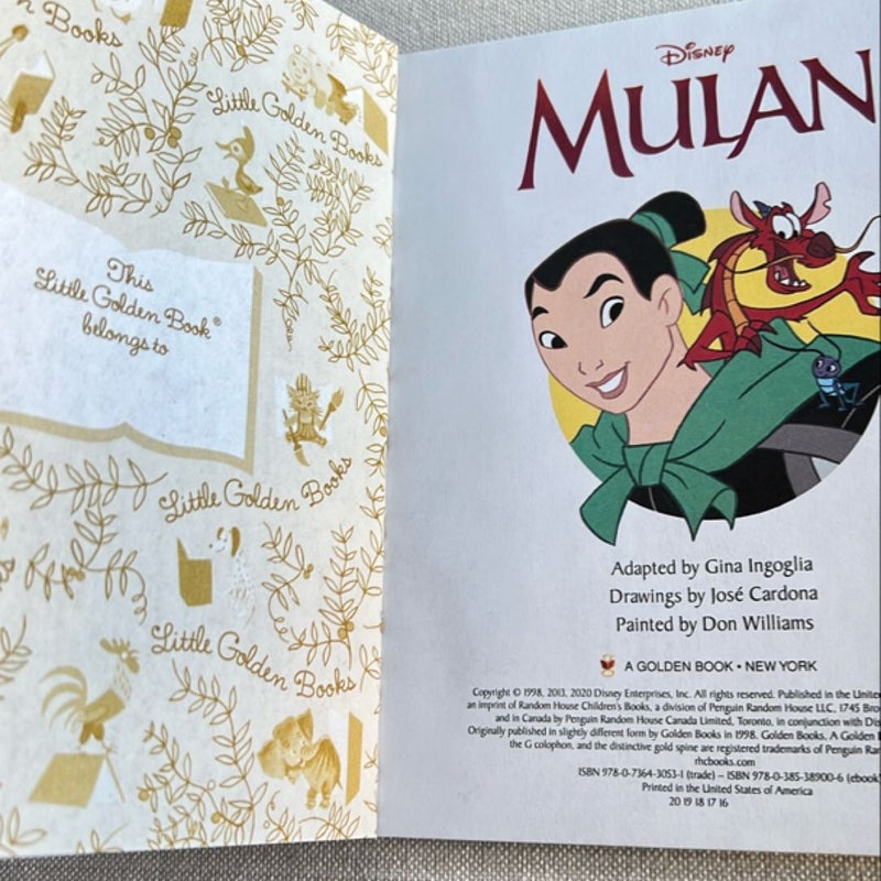 Mulan (Disney Princess) by Gina Ingoglia