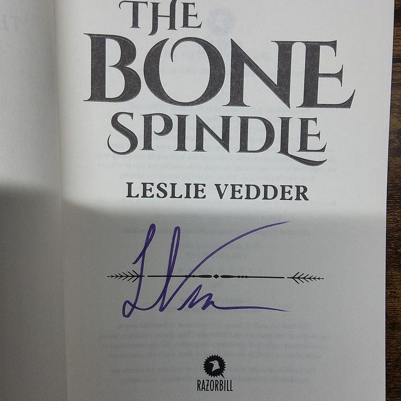 The Bone Spindle by Leslie Vedder, Hardcover | Pangobooks