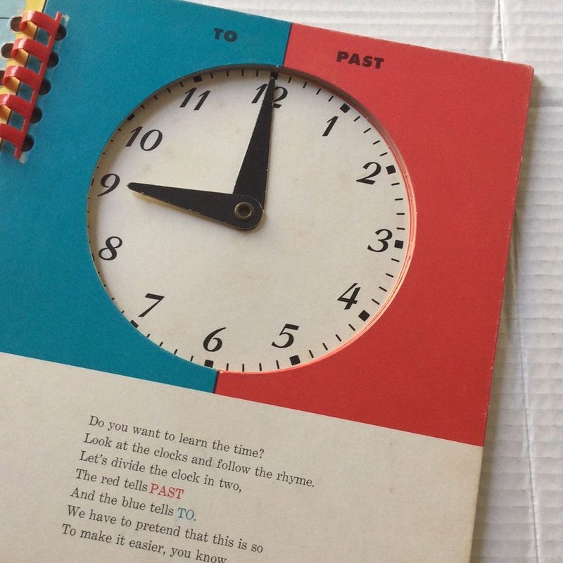 Tell Time Clock Book by Nancy Pritchard White, Hardcover | Pangobooks