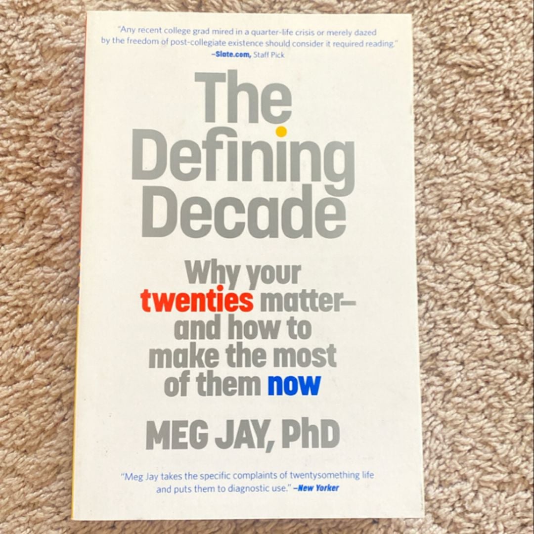 The Defining Decade by Meg Jay