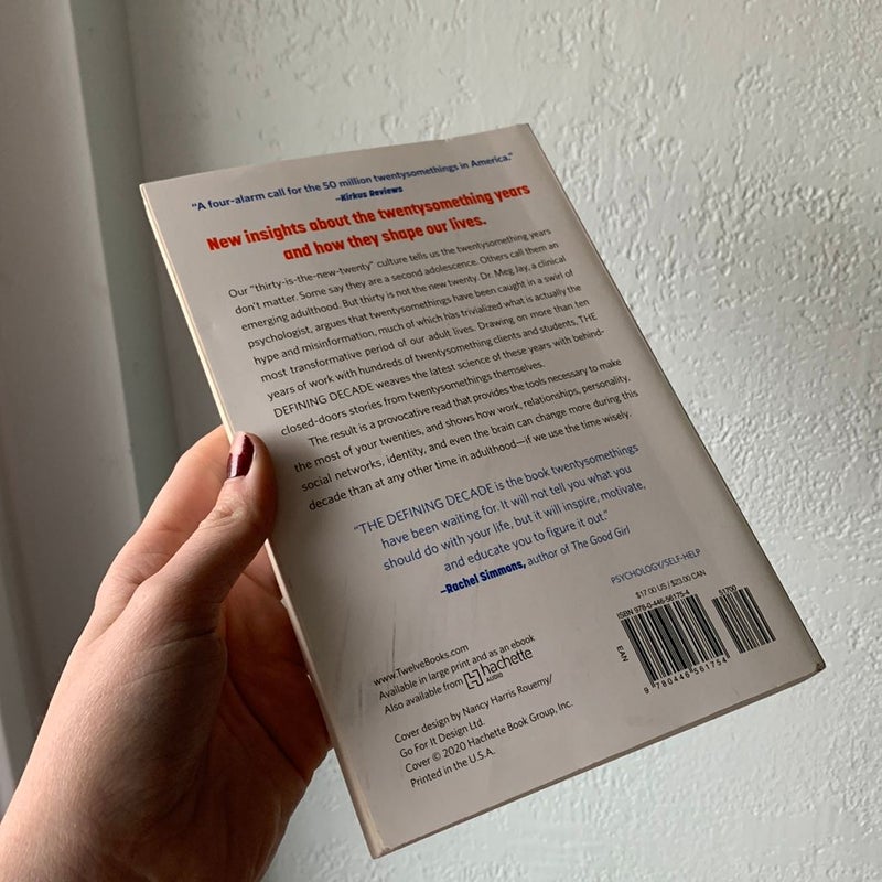 The Defining Decade by Meg Jay, Paperback | Pangobooks