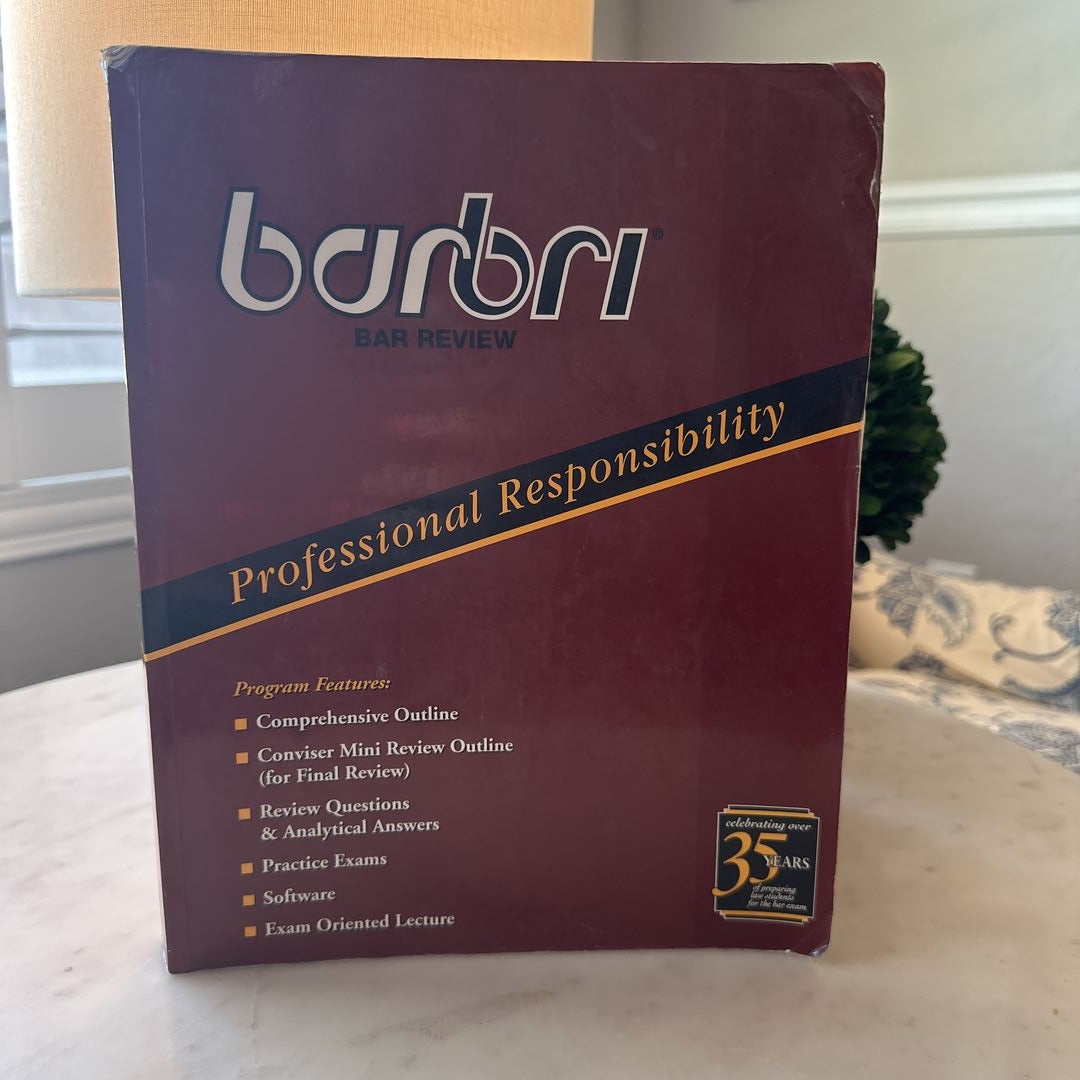 barbri professional responsibility by no author , Paperback | Pangobooks