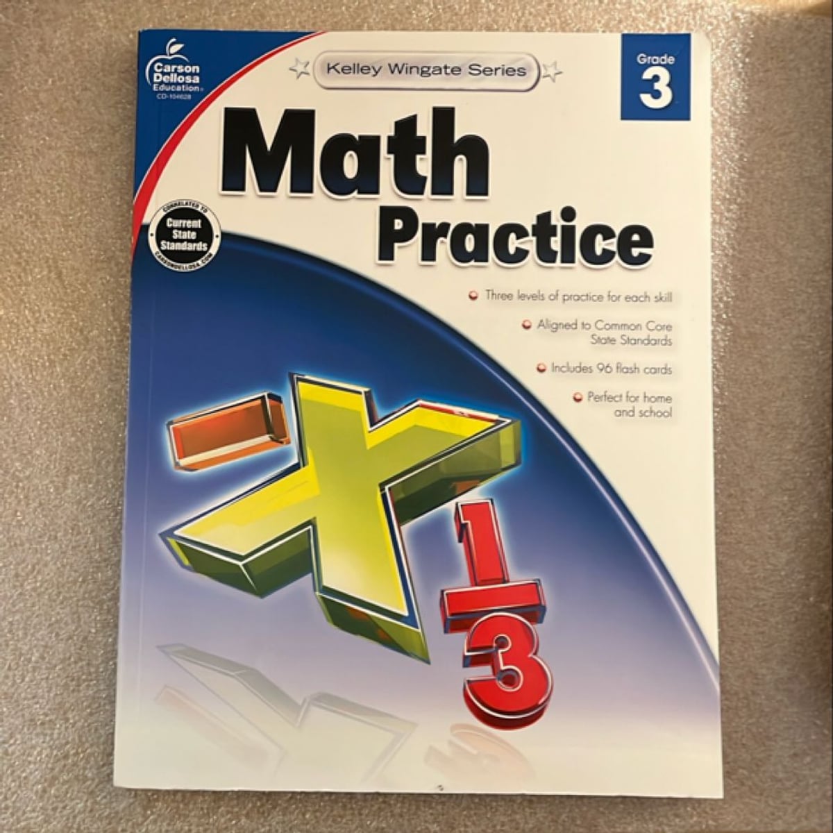 Math Practice, Grade 3 by Carson Dellosa Education