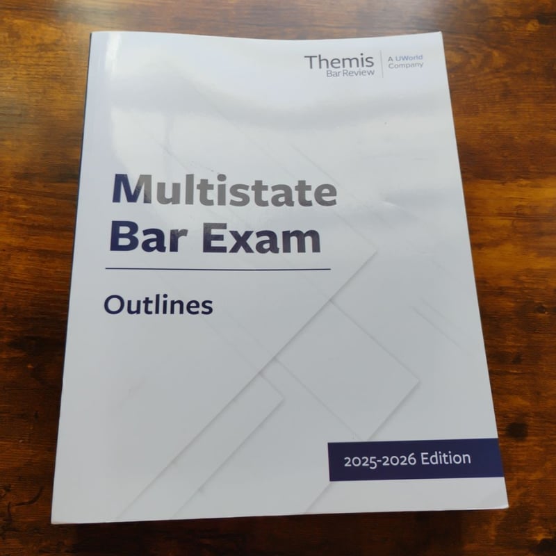 Multistate Bar Exam Outlines Themis Bar Review 2025-2026 by Themis Bar ...