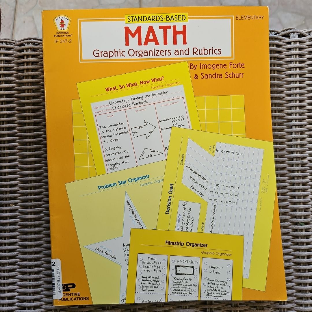 Standards-Based Math Graphic Organizers and Rubrics by Imogene Forte, Paperback | Pangobooks