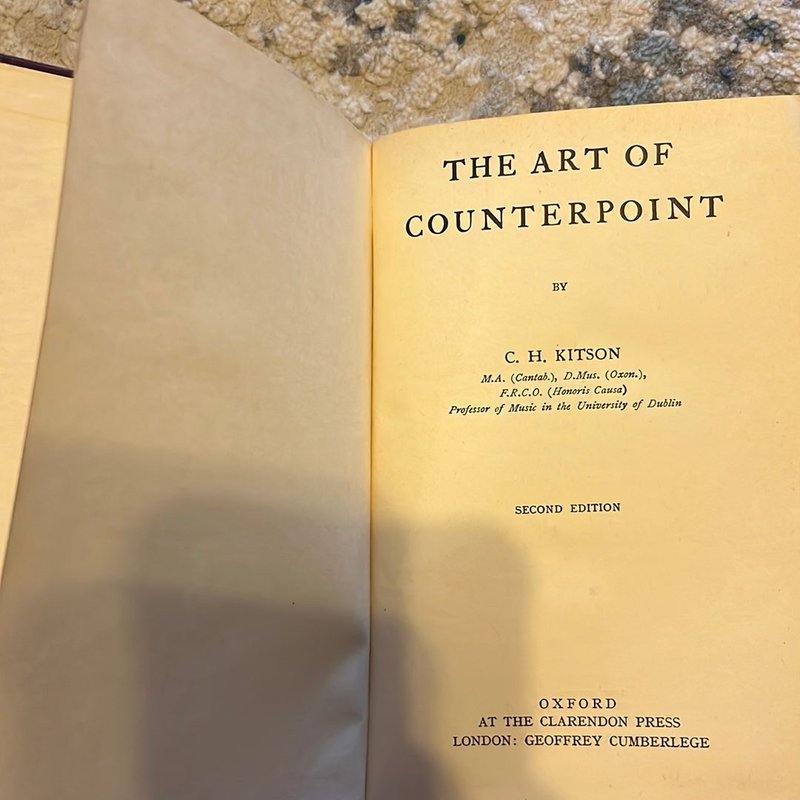 The Art of Counterpoint by C. H. Kitson, Hardcover | Pangobooks
