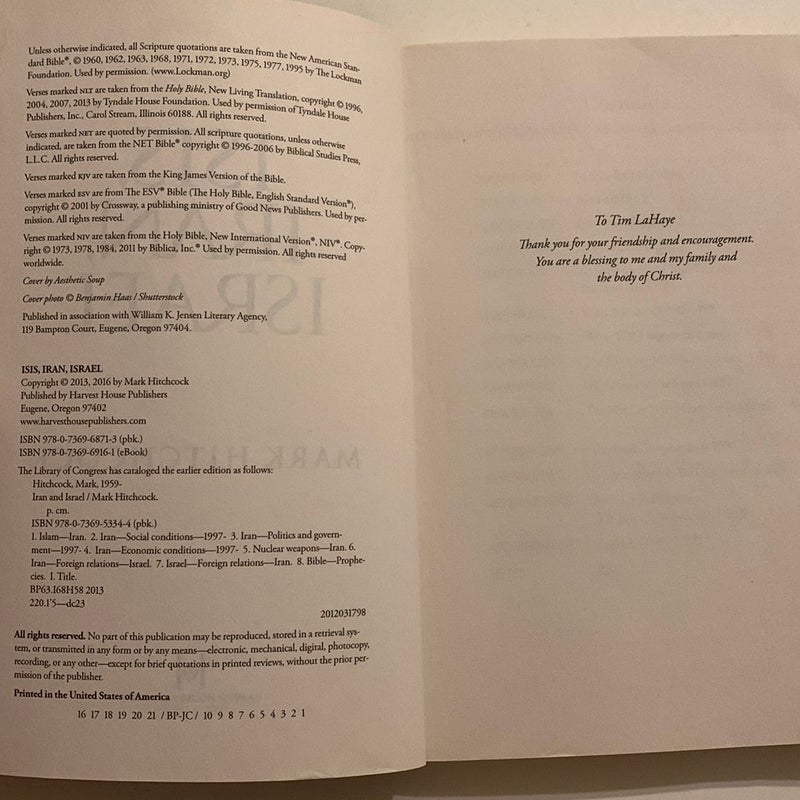 ISIS, Iran, Israel by Mark Hitchcock