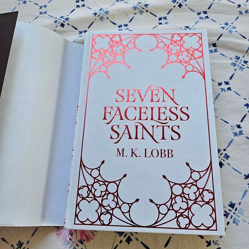 Fairyloot Seven Faceless Saints by M.K. Lobb, Hardcover | Pangobooks
