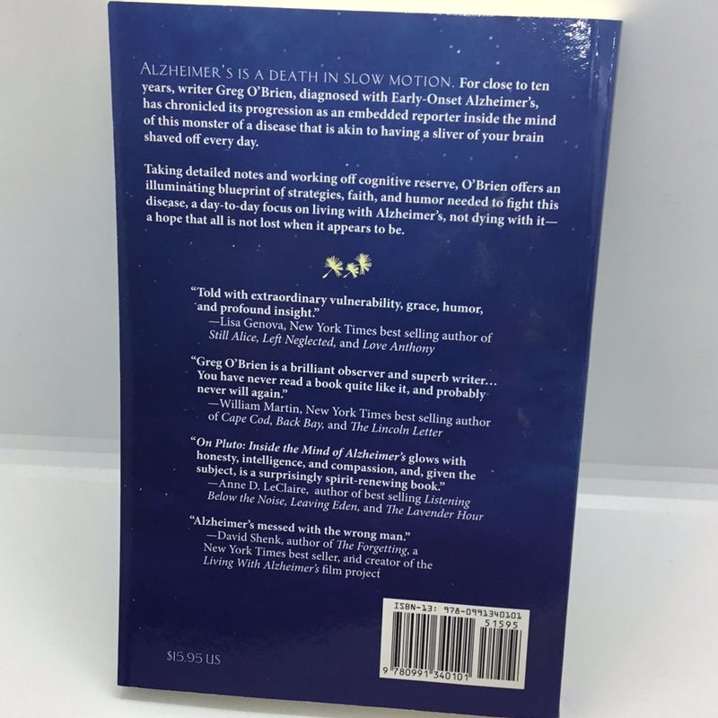 On Pluto: Inside the Mind of Alzheimer's by Greg O'Brien, Lisa Genova