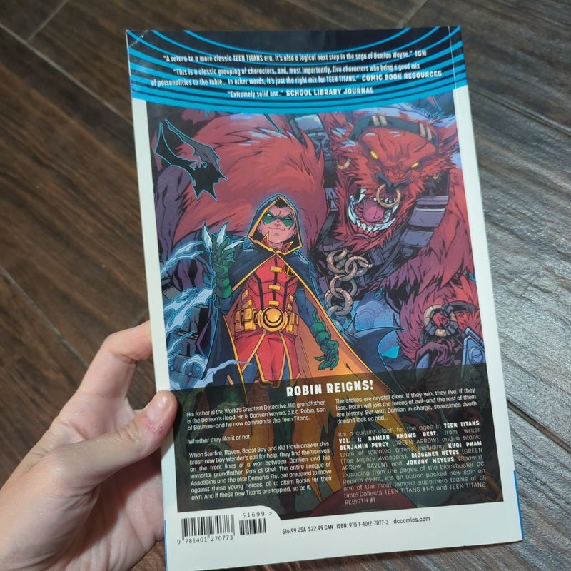 Teen Titans Vol. 1: Damian Knows Best (Rebirth) by Benjamin Percy