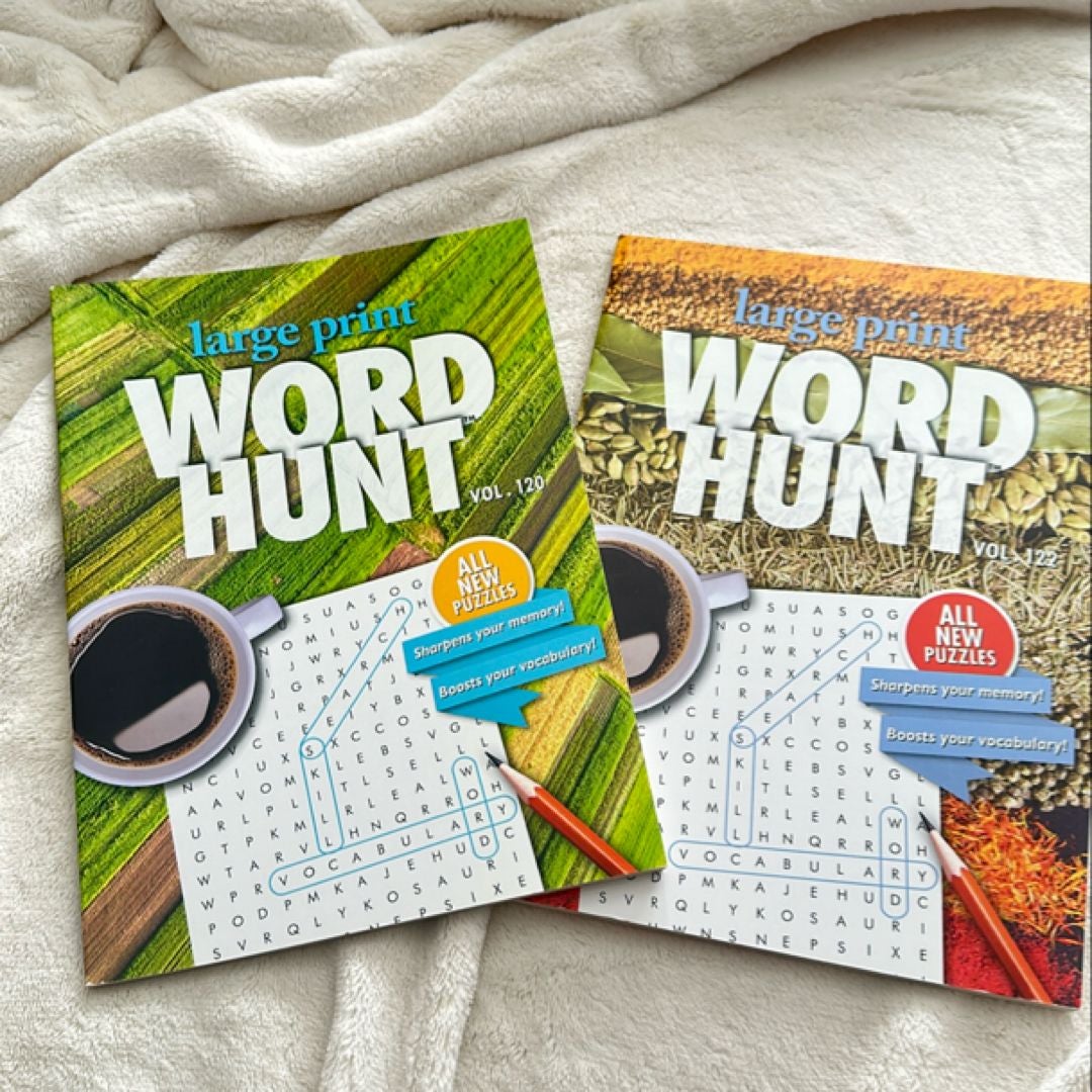 Large Print Word Hunt by Papp publishing, Paperback | Pangobooks