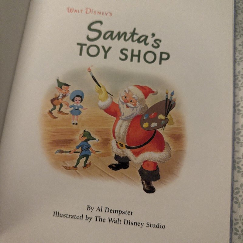 Walt Disney's Santa's Toy Shop by Al Dempster
