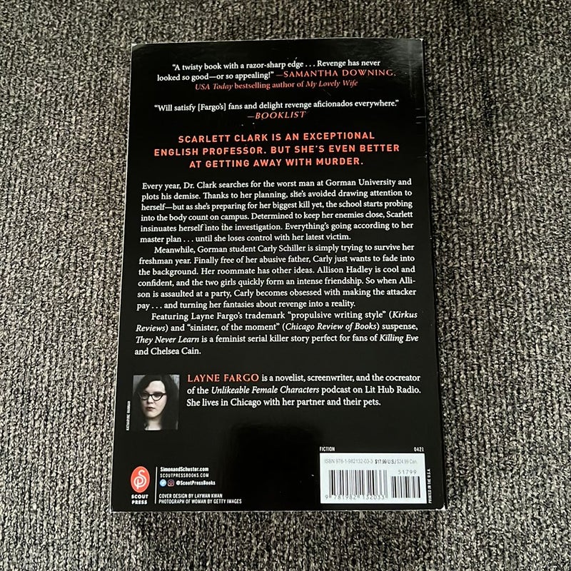 They Never Learn by Layne Fargo, Paperback | Pangobooks