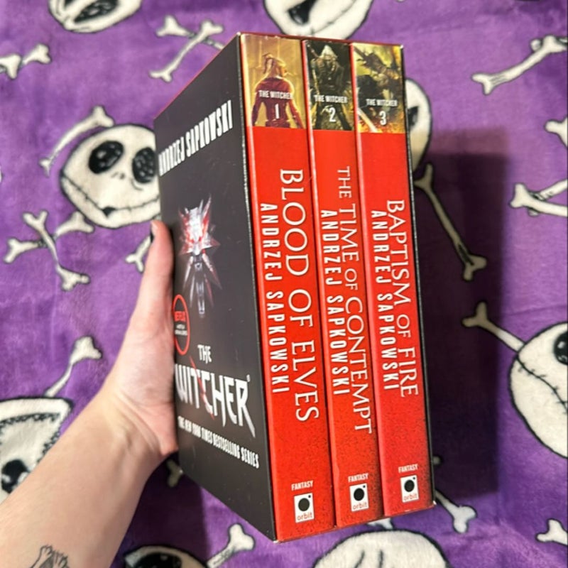 The Witcher Boxed Set: Blood of Elves, the Time of Contempt, Baptism of ...