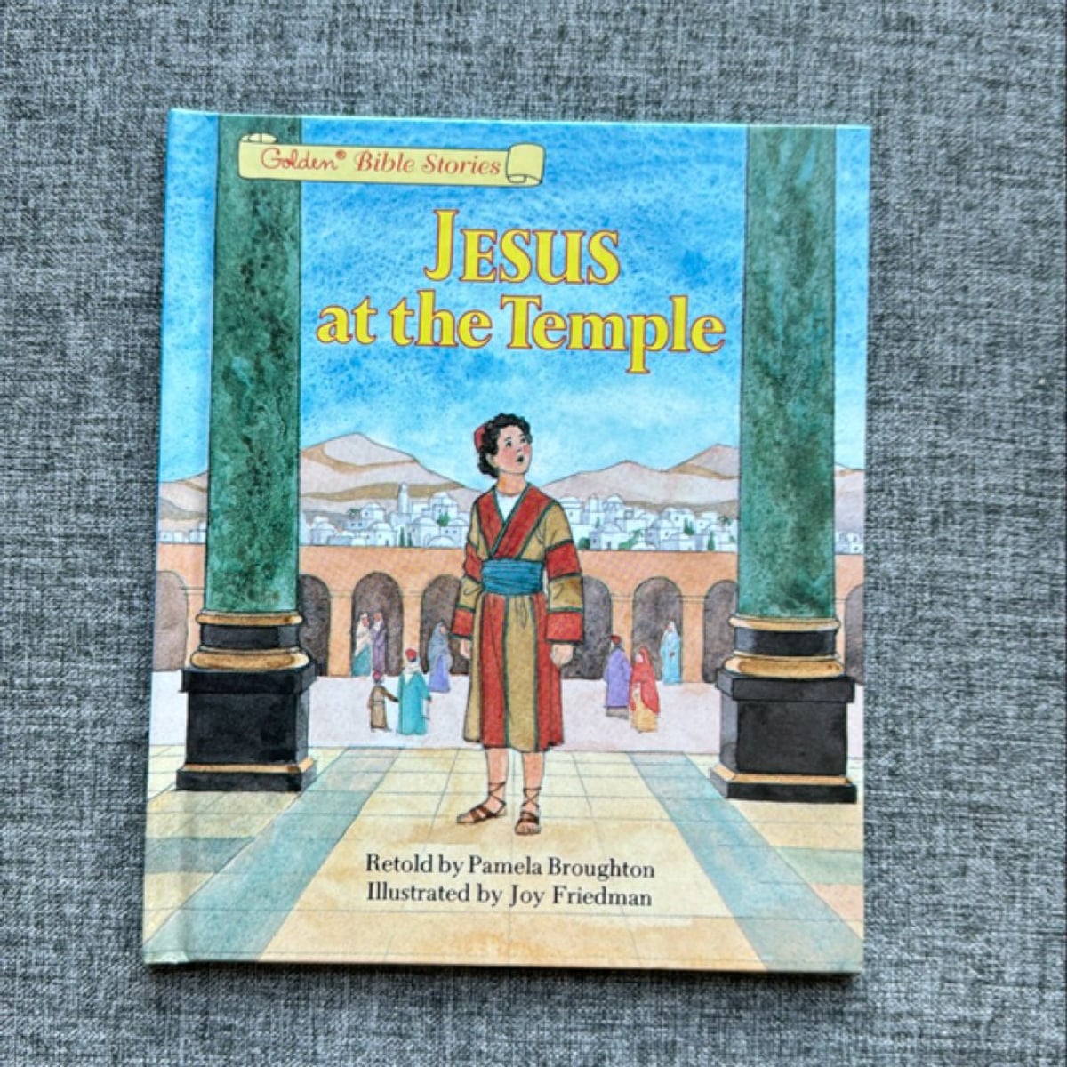 Jesus at the Temple by Pamela Broughton