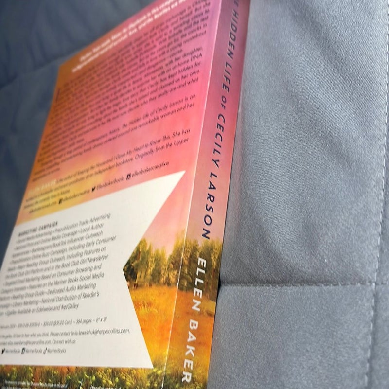 The Hidden Life of Cecily Larson ARC by Ellen Baker, Paperback | Pangobooks