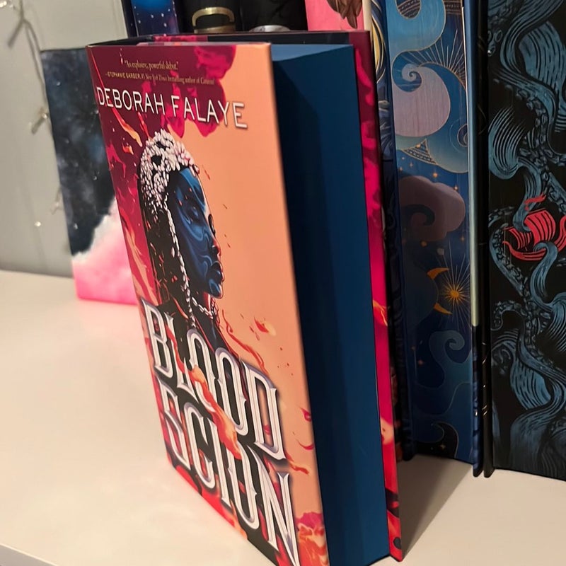 Blood Scion (Fairyloot Edition) by Deborah Falaye, Hardcover | Pangobooks