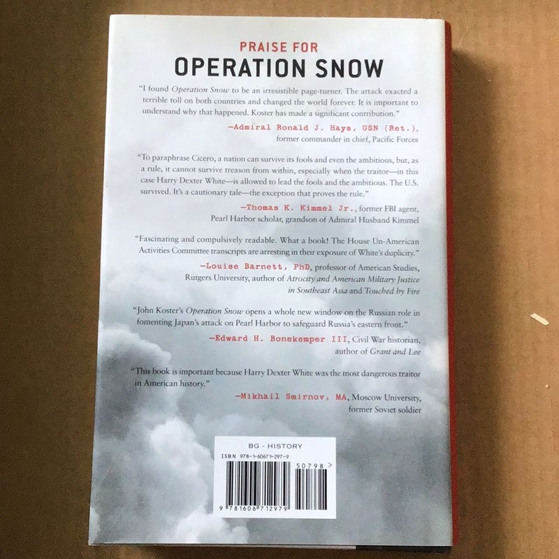 Operation Snow 60 by John Koster, Hardcover | Pangobooks