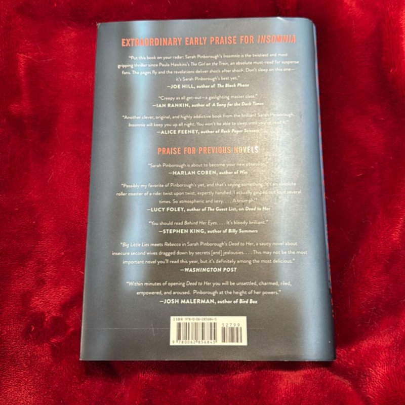 Insomnia by Sarah Pinborough, Hardcover | Pangobooks