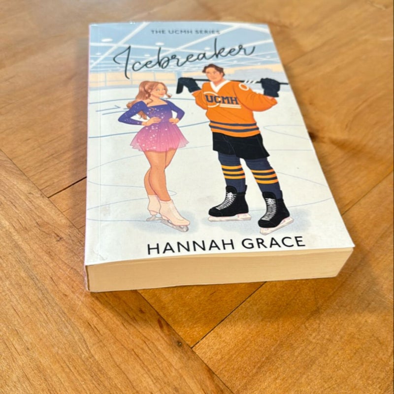 Icebreaker PINK SPINE INDIE OOP COVER by Hannah Grace , Paperback ...