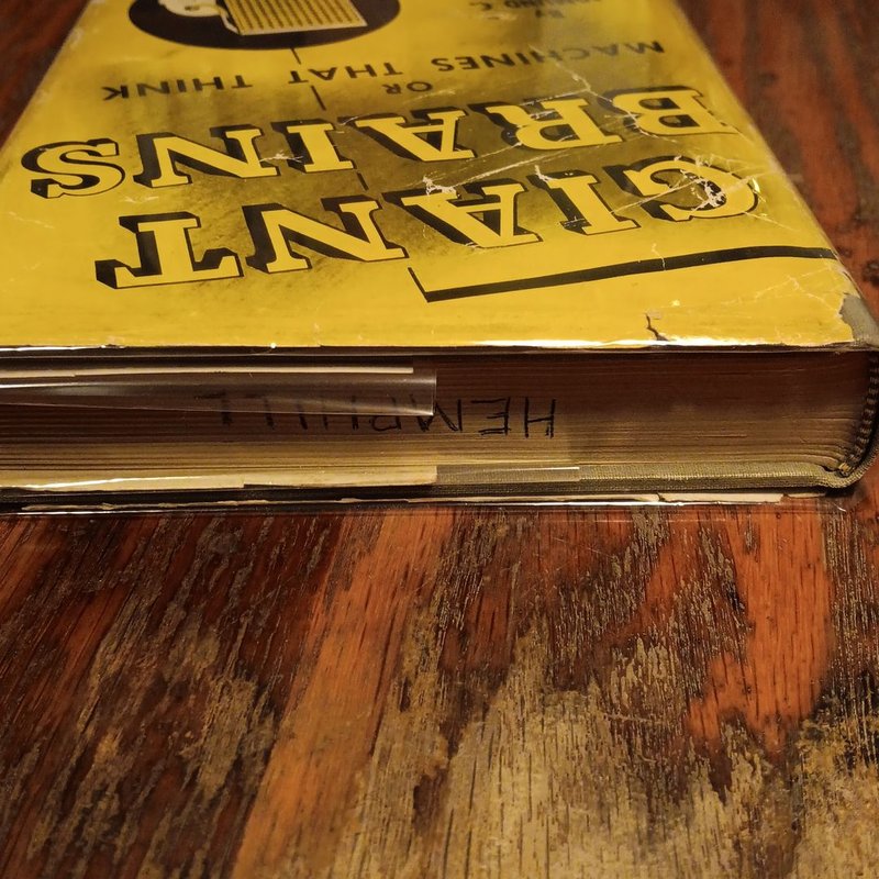 Giant Brains or Machines That Think by Edmund C. Berkeley Rare 1st ...