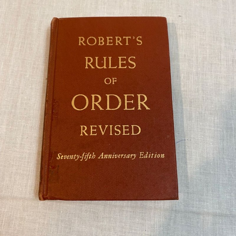 Roberts Rules of Order by General Henry M. Robert , Hardcover | Pangobooks