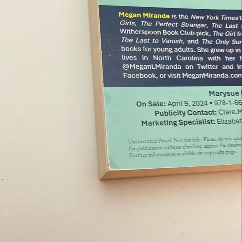 Daughter of Mine - ARC by Megan Miranda, Paperback | Pangobooks