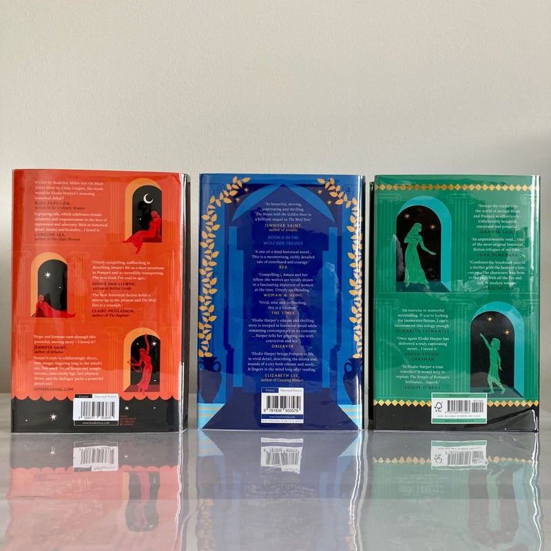 The Wolf Den Trilogy UK SIGNED LIMITED First Editions by Elodie Harper ...
