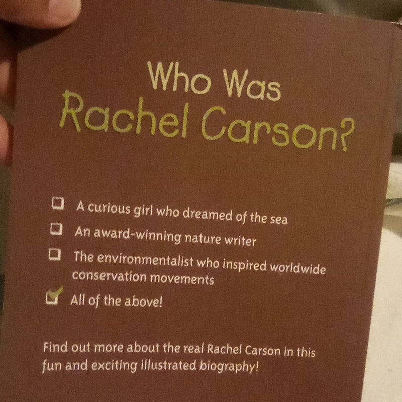 Who Was Rachel Carson? by Sarah Fabiny, Who HQ