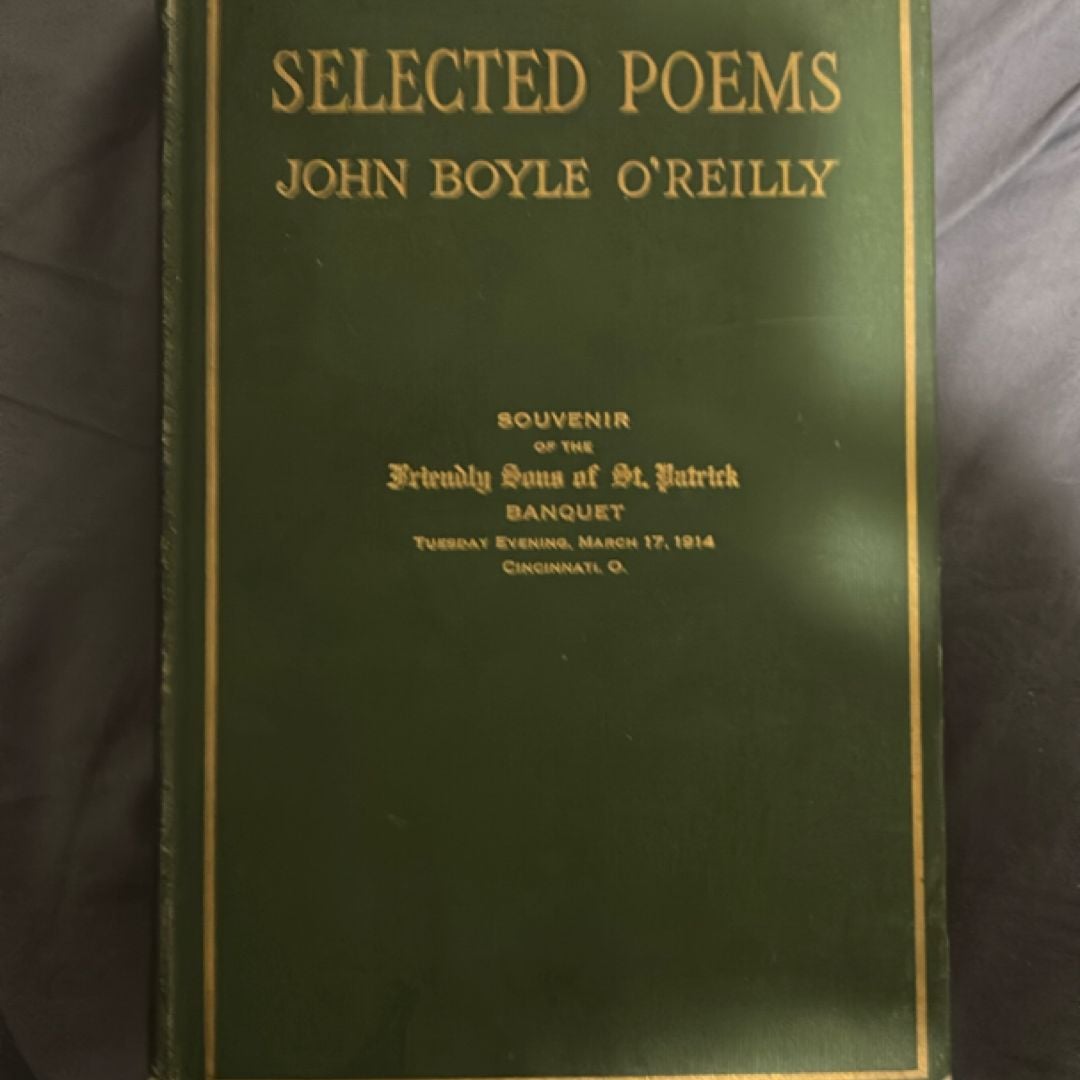 Selected poems by John Boyle O’Reilly, Hardcover | Pangobooks