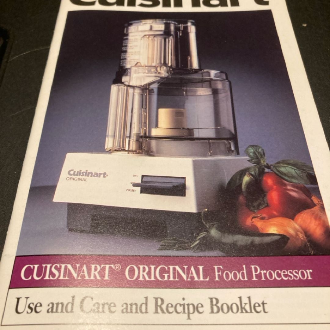CuisineArt Original Food Processor Book by Cuisine Art, Paperback ...