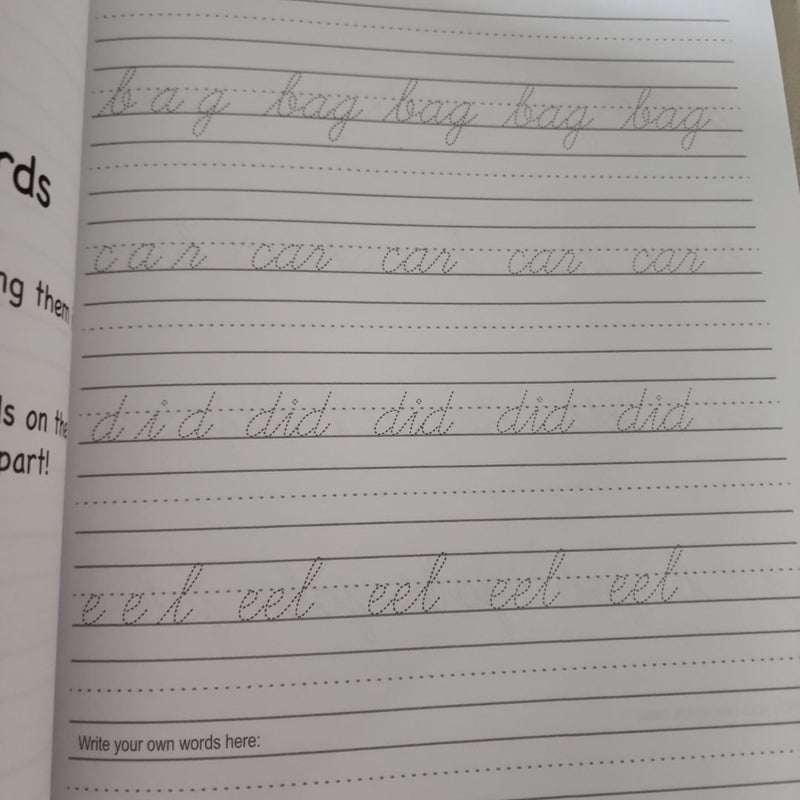 Cursive Handwriting Workbook for Teens by Hippidoo, Sujatha Lalgudi