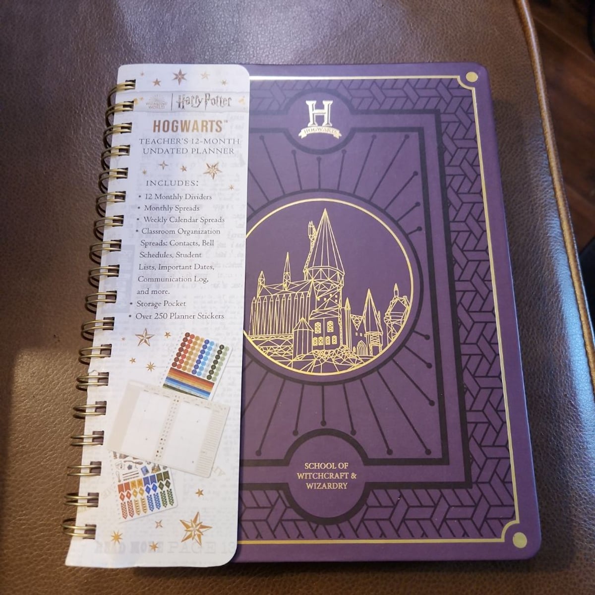Harry Potter: Hogwarts Teacher's 12-Month Undated Planner by Insights