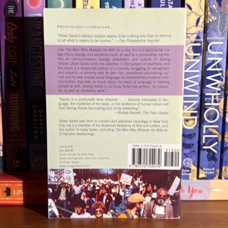 Seeing Voices by Oliver Sacks, Paperback | Pangobooks
