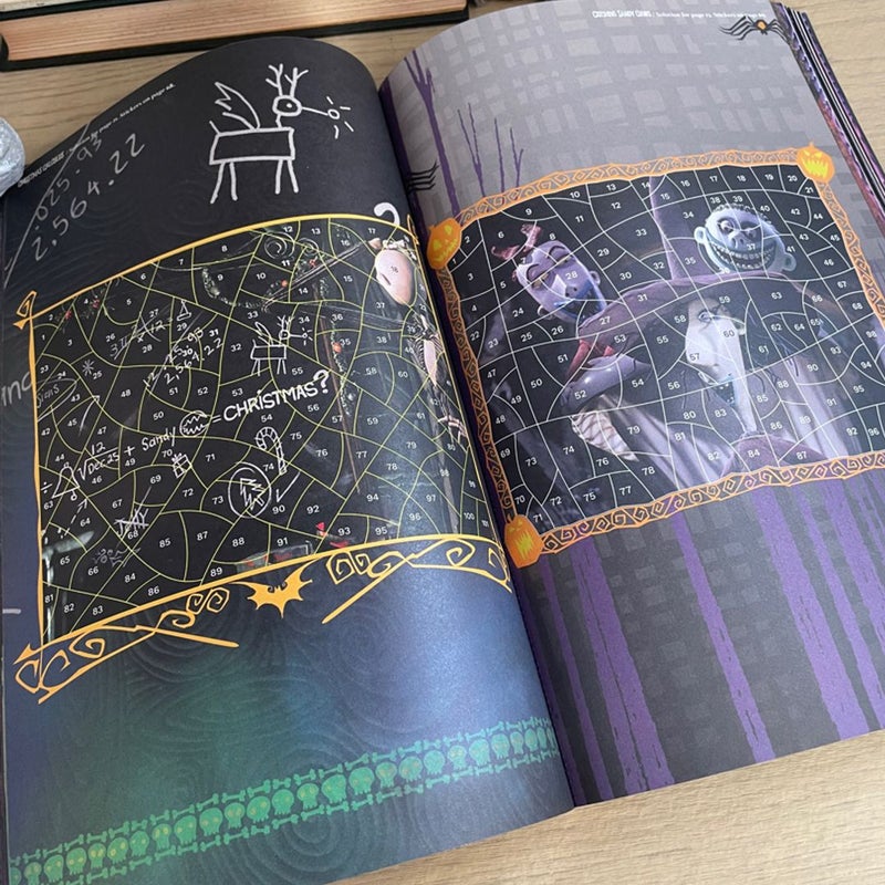 Disney Tim Burton's the Nightmare Before Christmas Sticker Art Puzzles ...