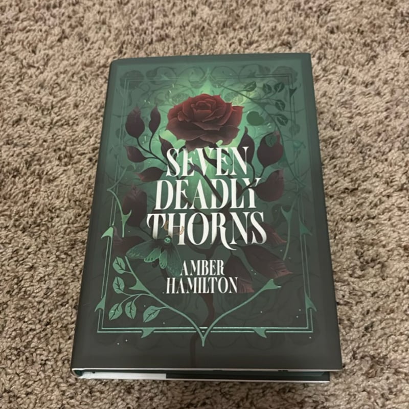 Seven Deadly Thorns - Fairyloot Edition with inlays by , Hardcover ...
