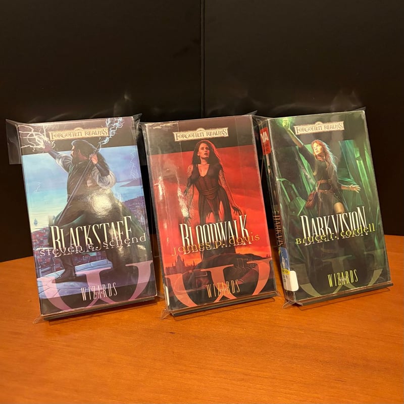 Forgotten Realms: Wizards Series 1-3: Blackstaff, Bloodwalk, Darkvision ...