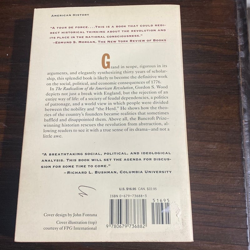 The Radicalism of the American Revolution by Gordon S. Wood, Paperback ...