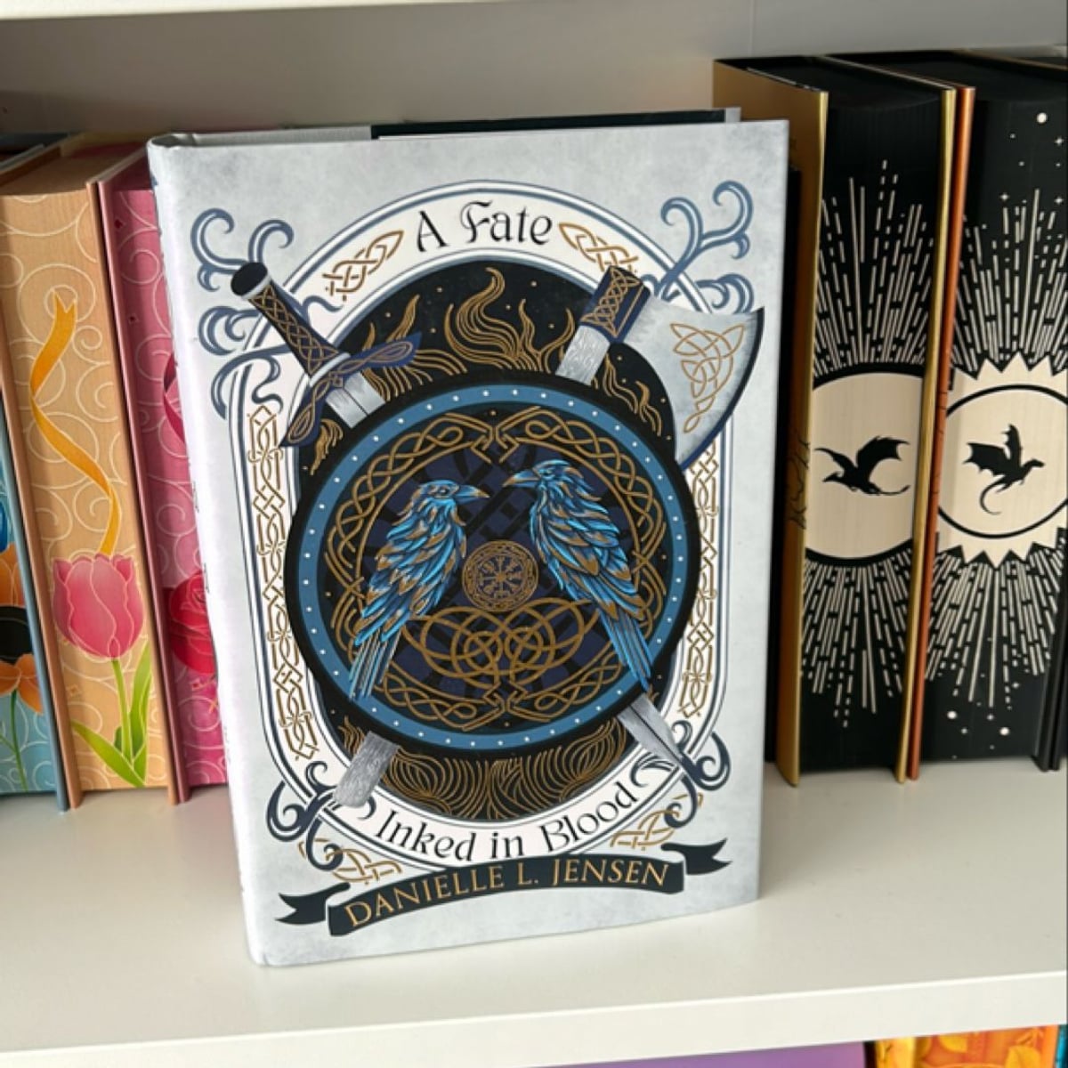 Fairyloot A Fate Inked in Blood by Danielle L Jensen, Hardcover ...